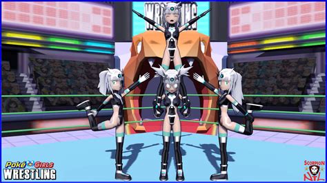 Poke Girls Wrestling The Terrible 4 Pack By Scorpionntl On Deviantart