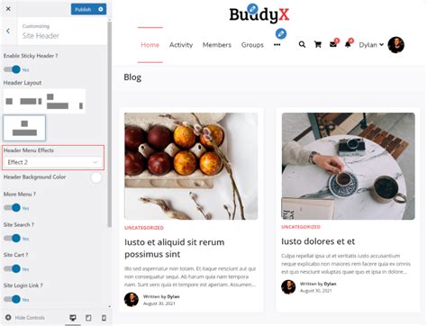 Menu Effects Wbcom Designs Docs