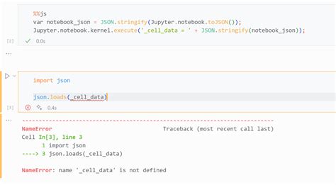 Unable To See The Effect Of Javascript Code In Notebook Issue 13855