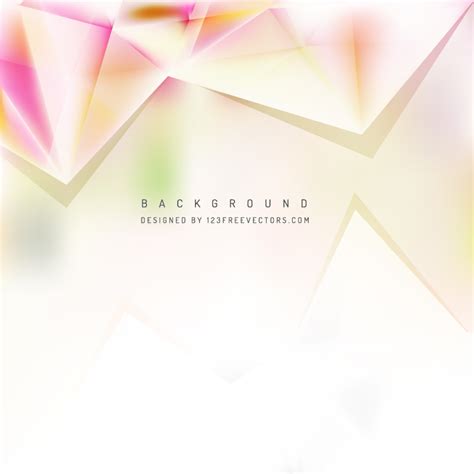 Abstract Light Color Triangle Polygonal Background Design