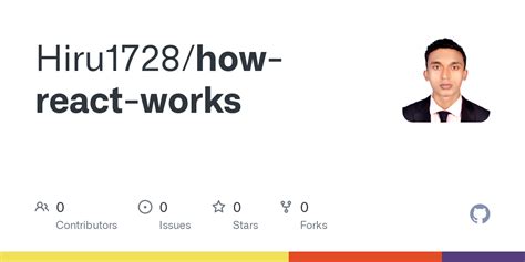 GitHub Hiru How React Works