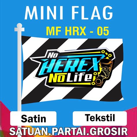 Jual Mini Flag Herex Bendera Motor Herex Mini Flag Motor Herex Sablon Bendera Dunia Motor
