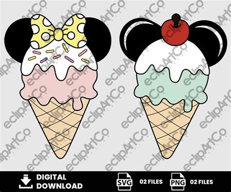 02 Clipart Ice Cream Cone Mickey Ice Cream Cone Mickey Png Mickey