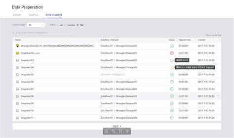 add icons in snapshot list · issue 1077 · metatron app metatron