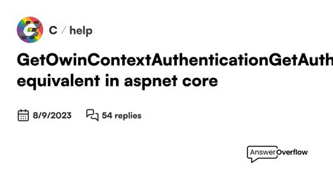 getowincontext authentication getauthenticationtypes equivalent in