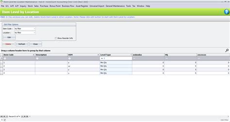 Accounting 20 Stock Item Level By Location Input String Was Not In A Correct Format Error