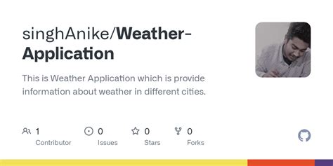 Github Singhanike Weather Application This Is Weather Application Which Is Provide