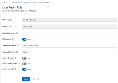 keycloak missing data in the userinfo response · issue 16403