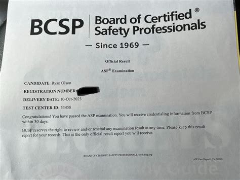 I Passed The Asp Exam Today On To The Csp Ryan Olson Csp Chmm