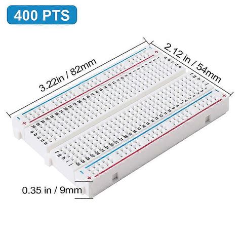400 830 Tie Points Solderless Pcb Breadboard Power Board Mini Test Protoboard Diy Bread Board