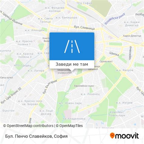 Как да стигна до Бул Пенчо Славейков Медицинска Академия с автобус метро влак или трамвай