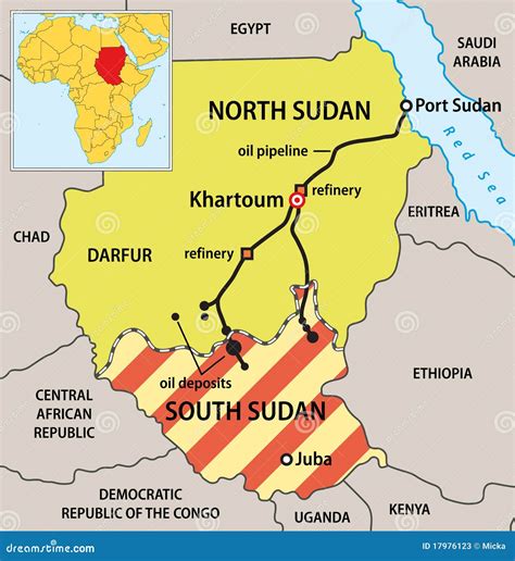 Sudan In Map