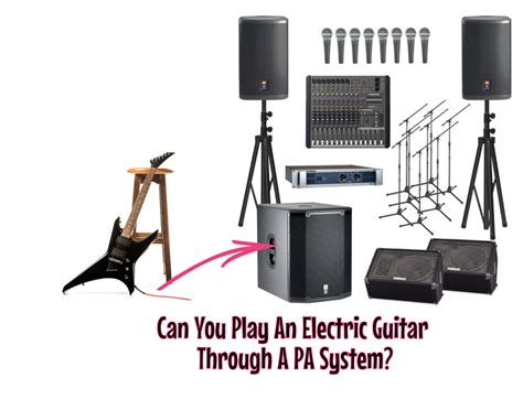 How To Connect An Electric Guitar To A Pa System Mozart Project