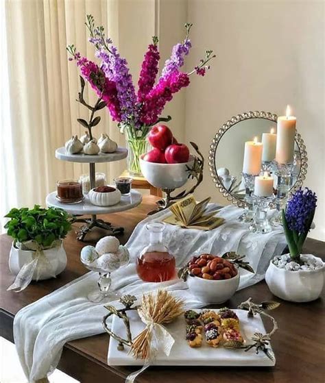 ۲۰ ایده تزیین سفره هفت سین ۱۴۰۰؛ شیک و خاص مجله اکالا Nowruz Table