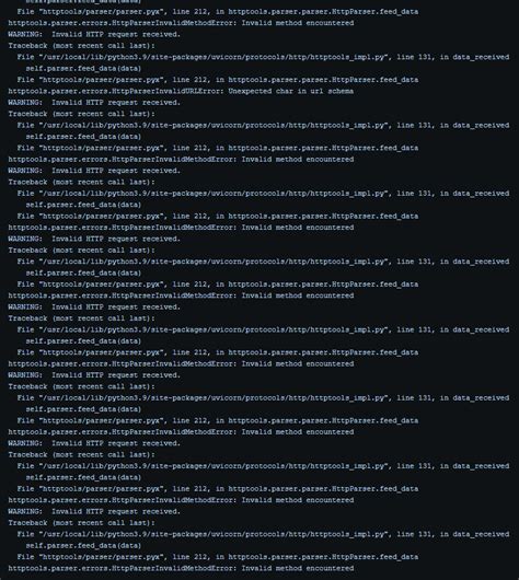 handle exception when receive request with custom method · issue 1296