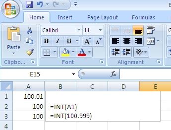 Excel INT Formula Biblipole