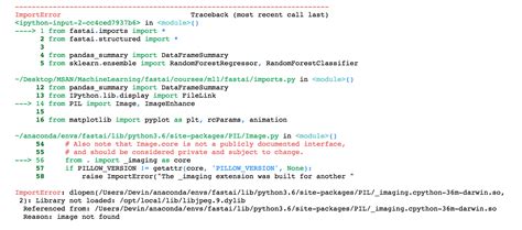 Fastai Import Errors From Pil Import Image Intro To Machine Learning