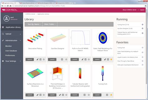 Image Gallery Comsol Server 50