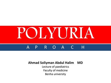 Polyuria Basics And Approach Pdf