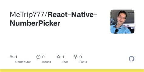 GitHub McTrip React Native NumberPicker