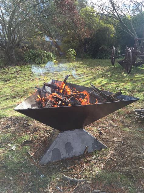 Triangle Shaped Fire Pit Australia Innovative Metalworx