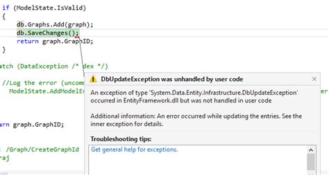 C Getting Error When Saving Changes In Database In Asp Net Mvc Stack Overflow