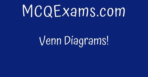 Venn Diagrams