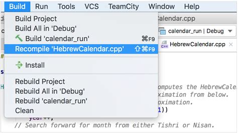 Compile Files Without Build Clion Documentation