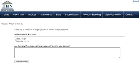 How To Use The Customer Service Web Portal Heinonline Knowledge Base