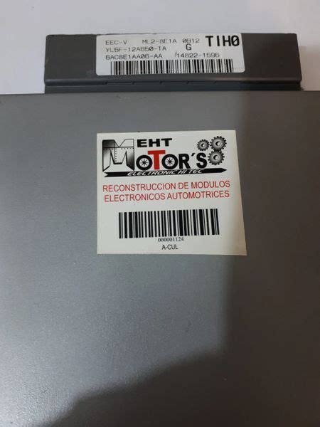 Computadora Ford Ranger 2000 30l Yl5f 12a650 Ta Ml2 8e1a