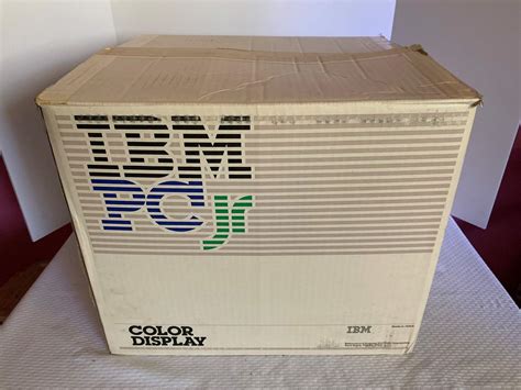 Lot Vintage IBM PC Jr Color Display Monitor PugetSoundEstateAuctions Com