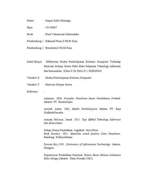 pengajuan judul proposal 1 pdf