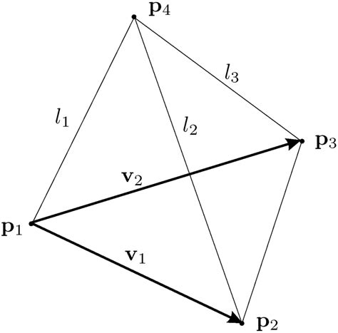 Trilateration Problem Consists Of Given Points P P And P And Download Scientific Diagram
