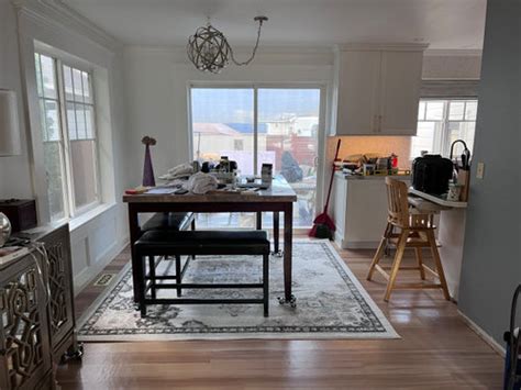 I Cant Center Dining Table On Area Rug Rug Or No Rug