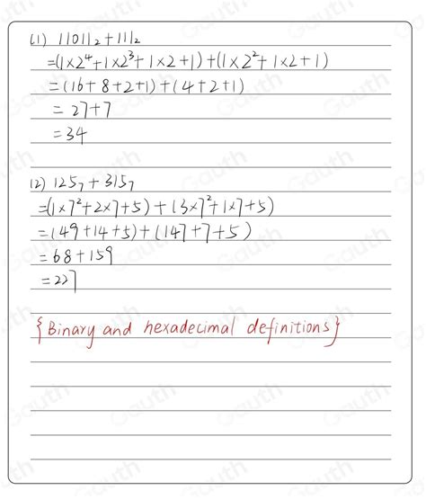 solved calculate each of the following and express the answer in the