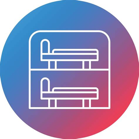 Rooms Line Gradient Circle Background Icon 16858800 Vector Art At Vecteezy