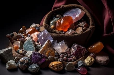 Premium Photo Beautiful Gems Decorations Generative Ai