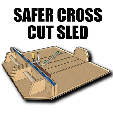 Table Saw Cross Cut Sled Plans Woodworking Pdf Build Plan Etsy