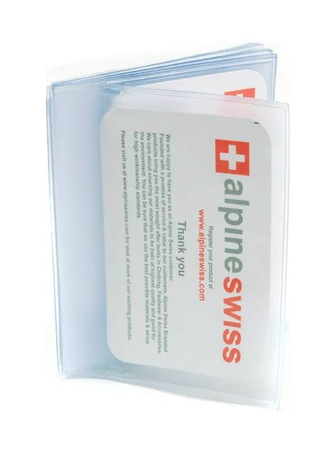 Clear Wallet Inserts