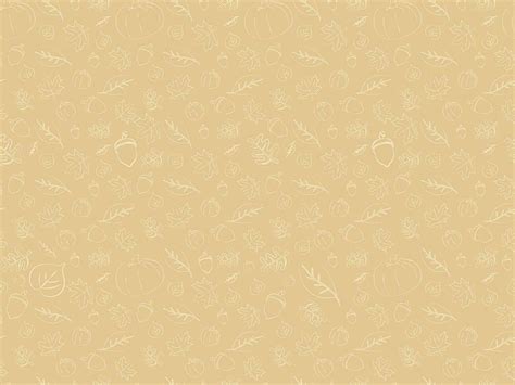 Big Seamless Repeating Pattern Of Autumn Elements Pumpkin Acorn Leaves Nuts On Green