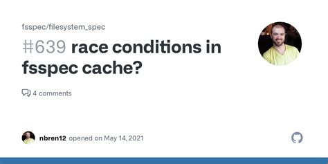 Race Conditions In Fsspec Cache Issue Fsspec Filesystem Spec GitHub