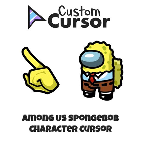 Among Us Spongebob Character Cursor Custom Cursor