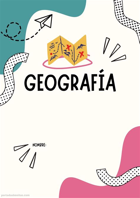 Portada O Caratula De Geografia Portadas