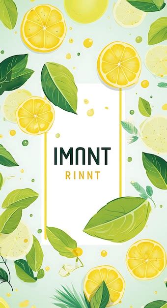 Premium Photo Nimbu Pani Lemon Slices And Mint Leaves Decoration Fresh And Indian Celebrations