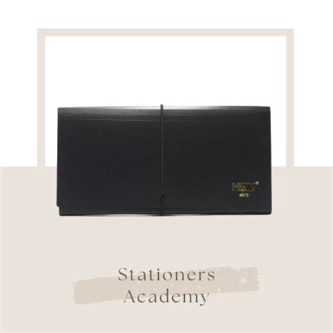 Hbw Expanding File Cheque Size Shopee Malaysia