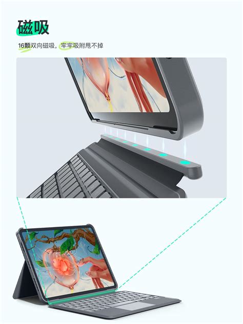 整点儿in活用放大镜看inateck Ipad磁吸键盘 知乎