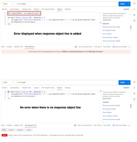 need solution for handling json error in test results help hub