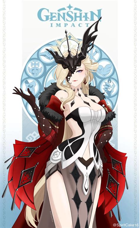 Signora In My Art Style Genshin Impact Hoyolab