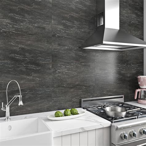 Slate Tile Backsplash Bathroom