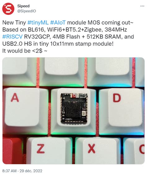 Bouffalo Lab Bl616 Un Microcontrôleur Risc V Très Complet